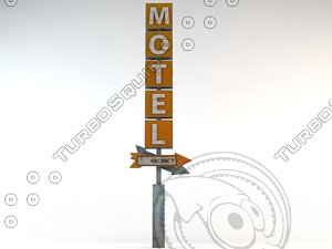 Motel Sign 3D Models for Download | TurboSquid