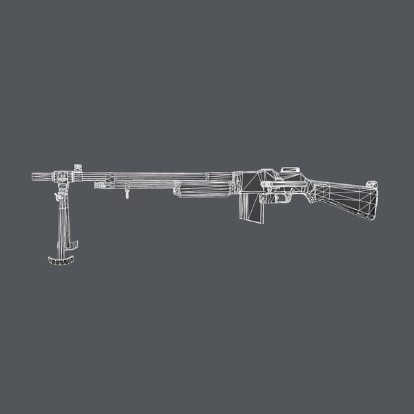 3d m1918 browning automatic rifle
