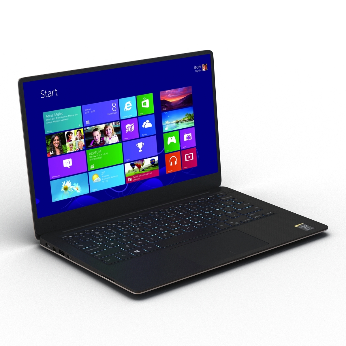 3d model generic laptops 2