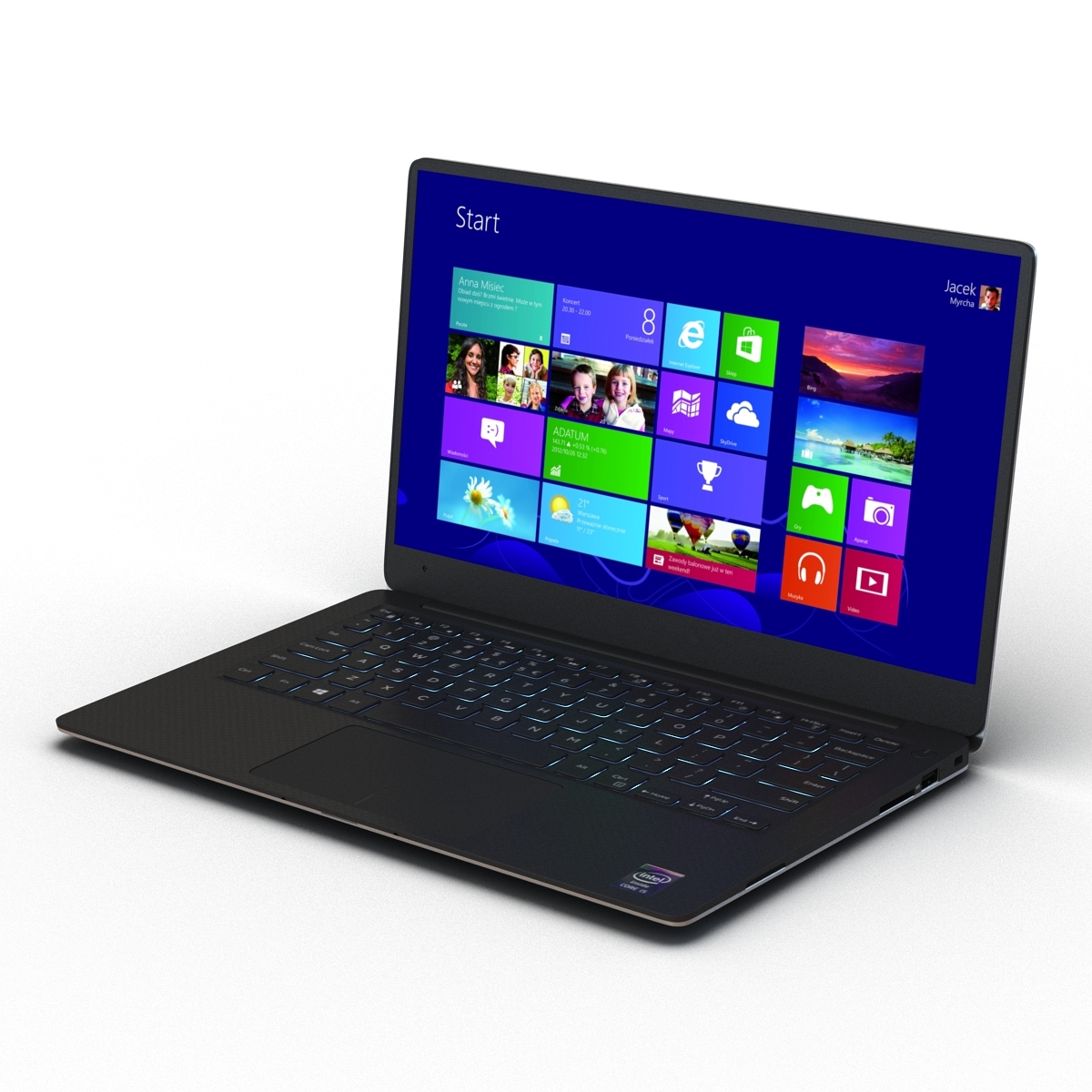 3d model generic laptops 2