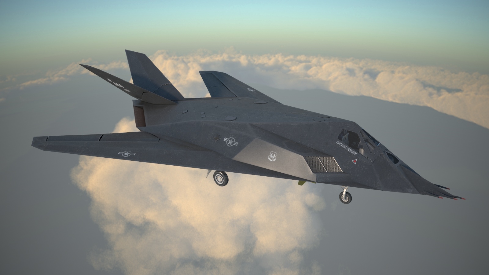 3d model lockheed nighthawk
