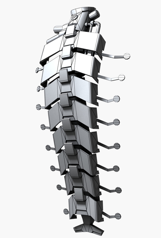 alien augmentation implant 3d max