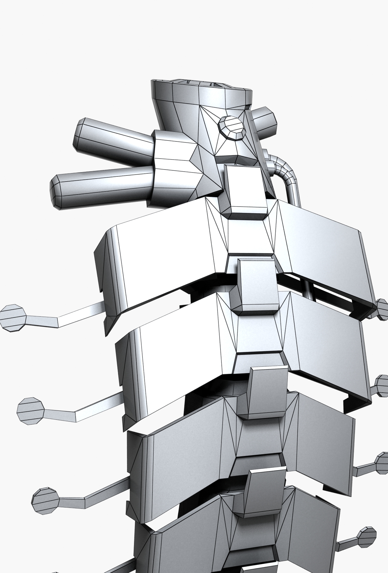 alien augmentation implant 3d max