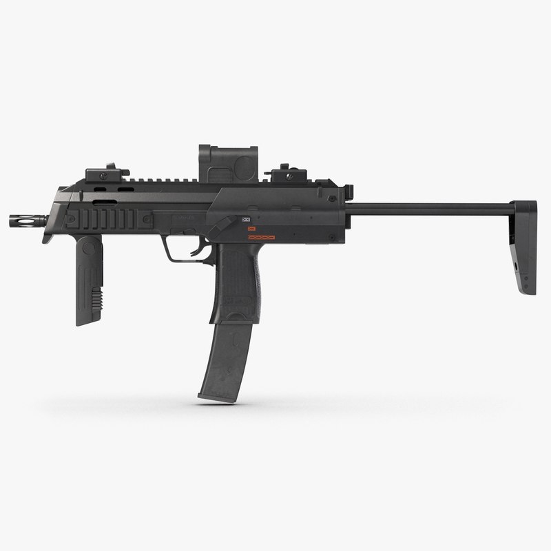3d mp7 heckler koch model
