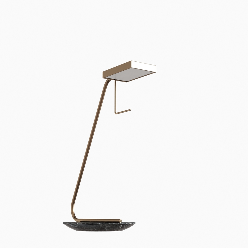 3d baxter blade table lamp model