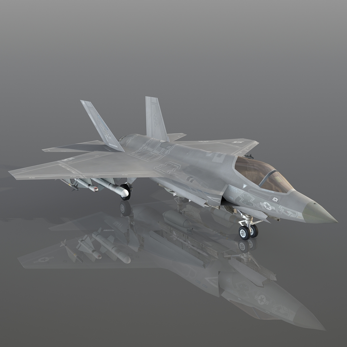 f-35 cv lightning ii 3d max