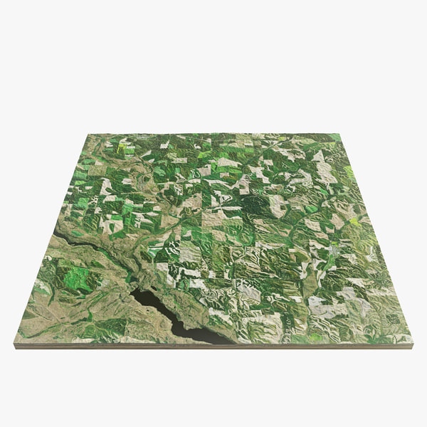 hills environment 3d max