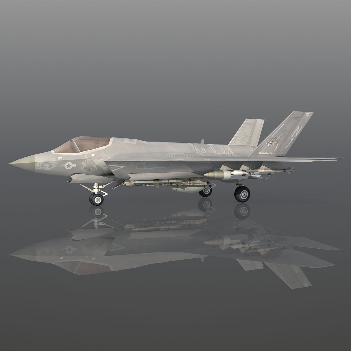 f-35 cv lightning ii 3d model