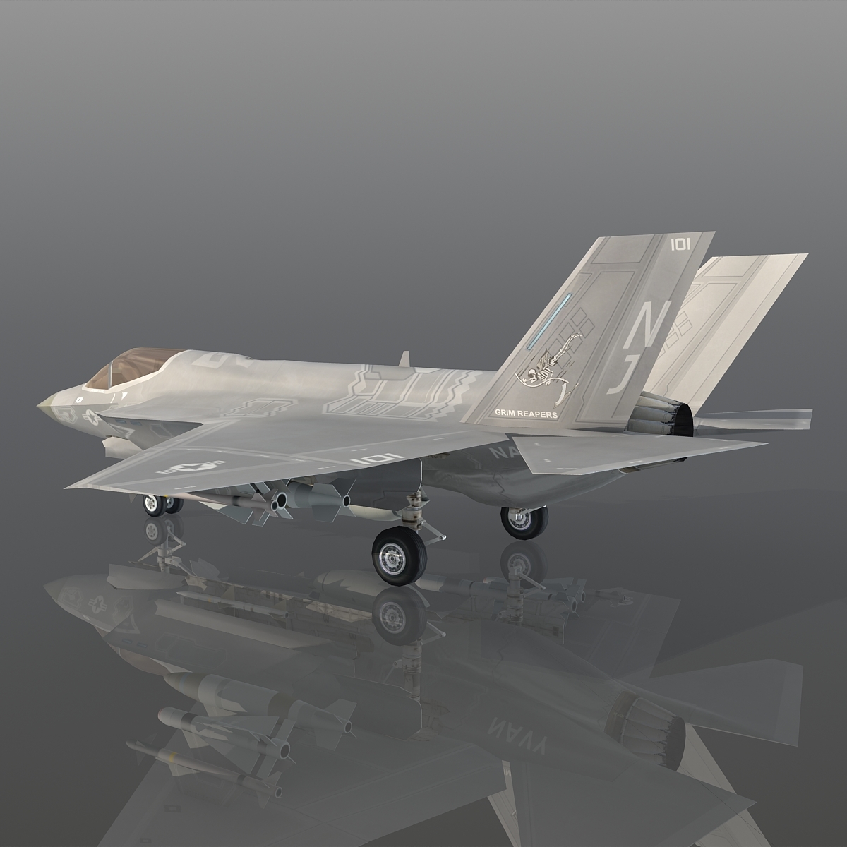 f-35 cv lightning ii 3d model