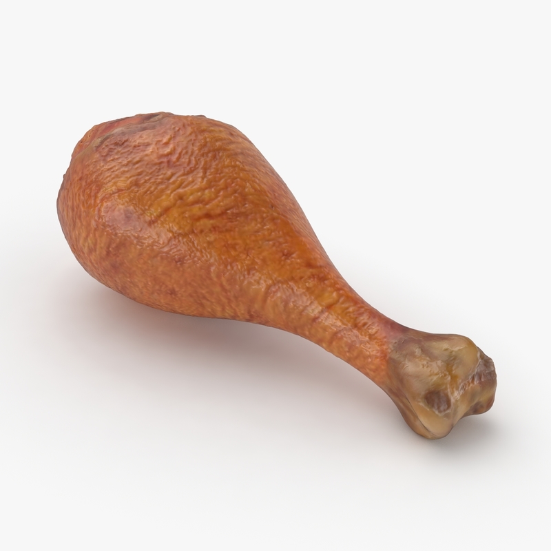 chicken leg 3d model