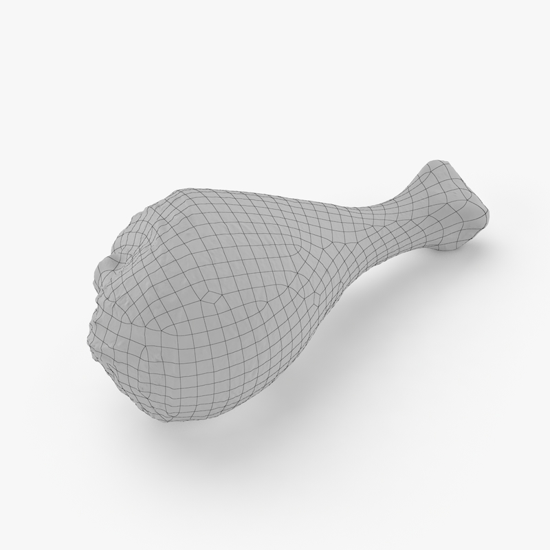 chicken leg 3d model