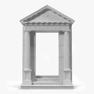 georgian manor house 3d obj