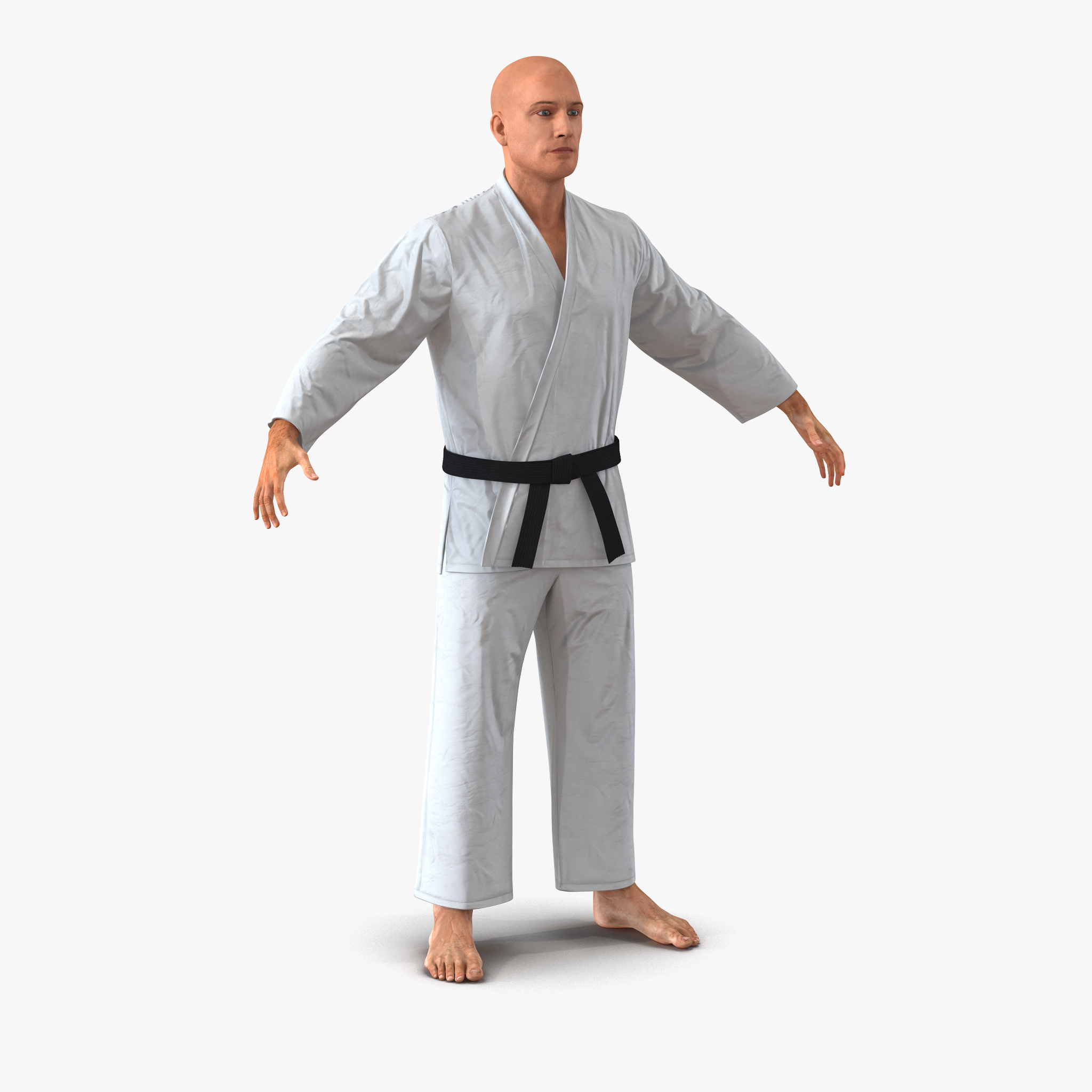 Karate-Kämpfer 3D-Modell - TurboSquid 1044101