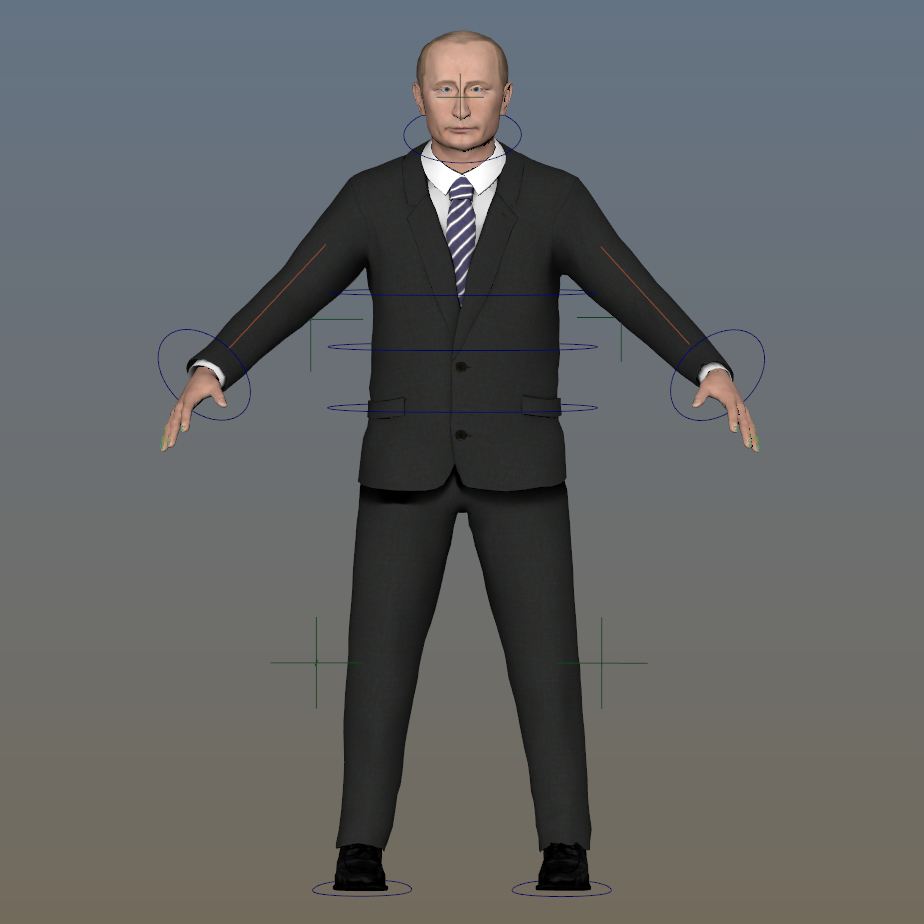 vladimir putin 3d model