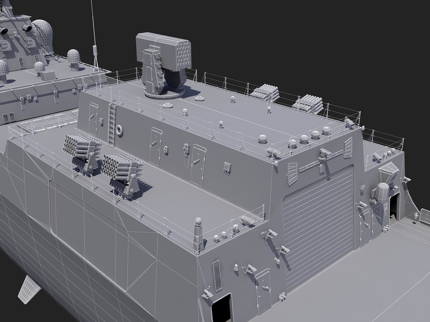 052d型驱逐舰模型图纸-千图网