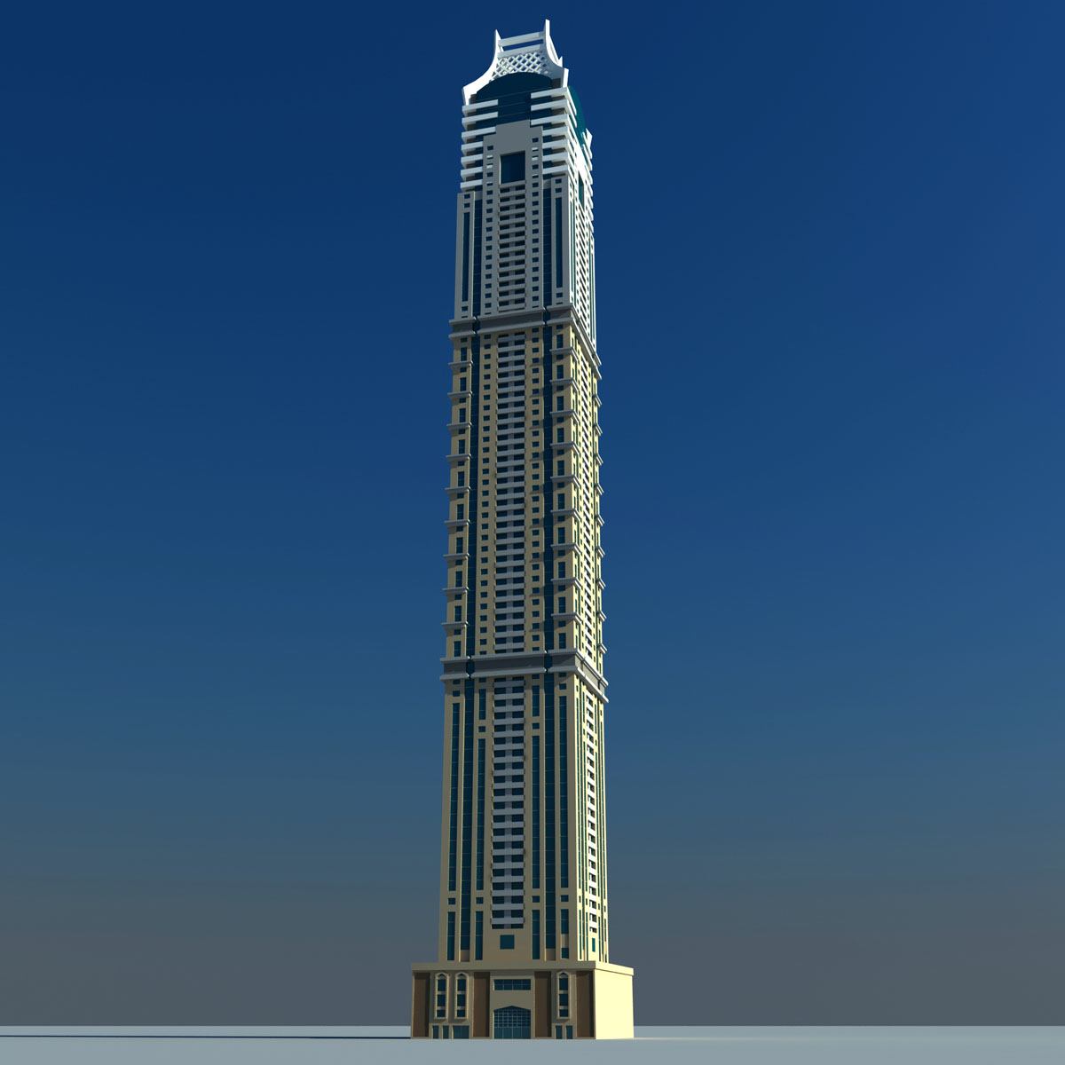 3d elite residence dubai model