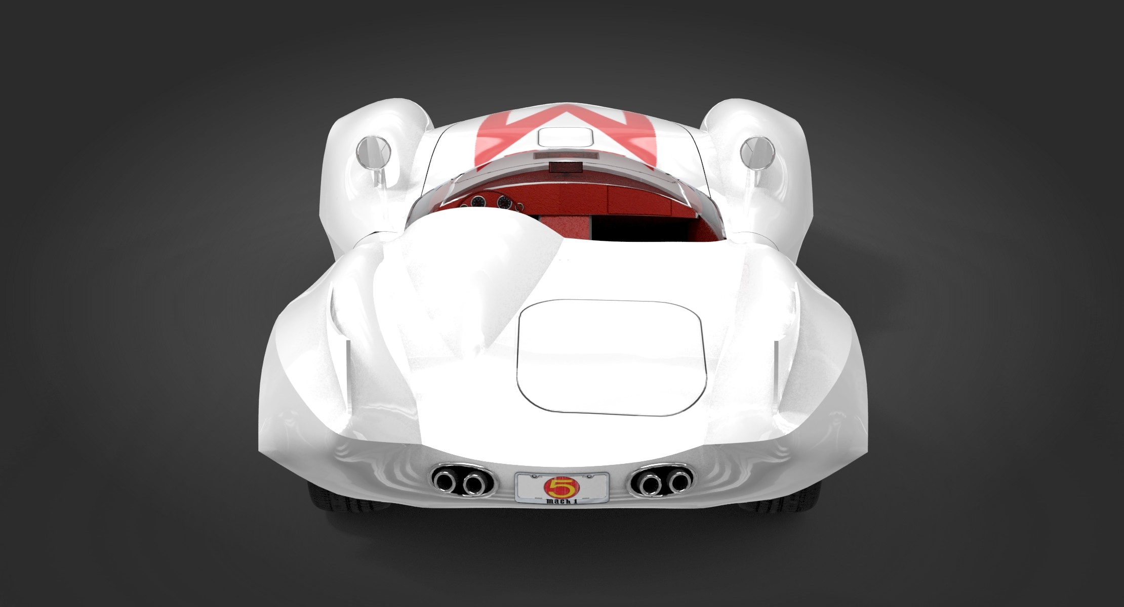 3d 3ds mach 5 car speed