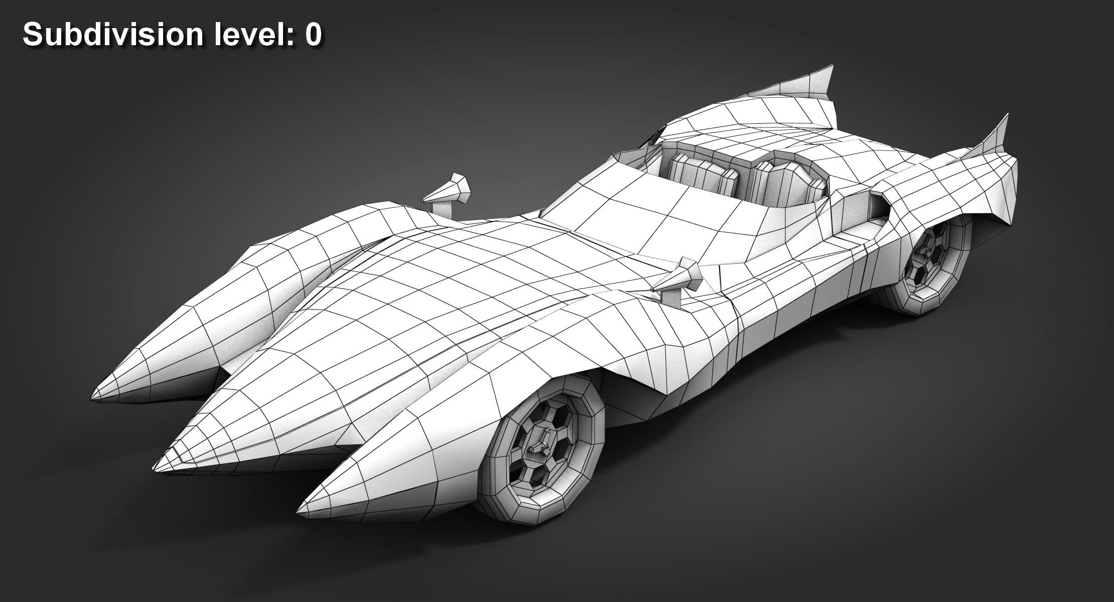 3d 3ds mach 5 car speed
