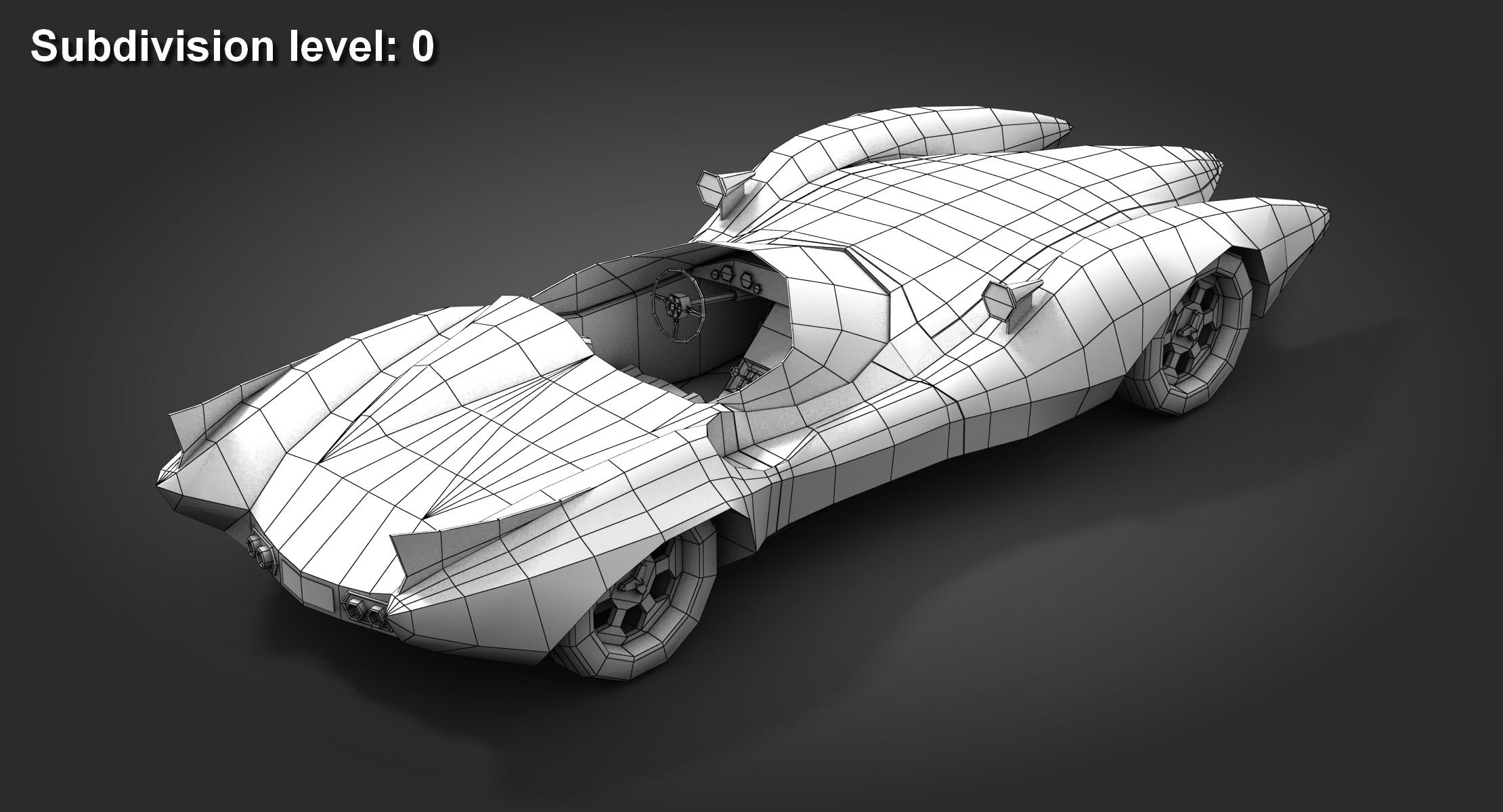 3d 3ds mach 5 car speed