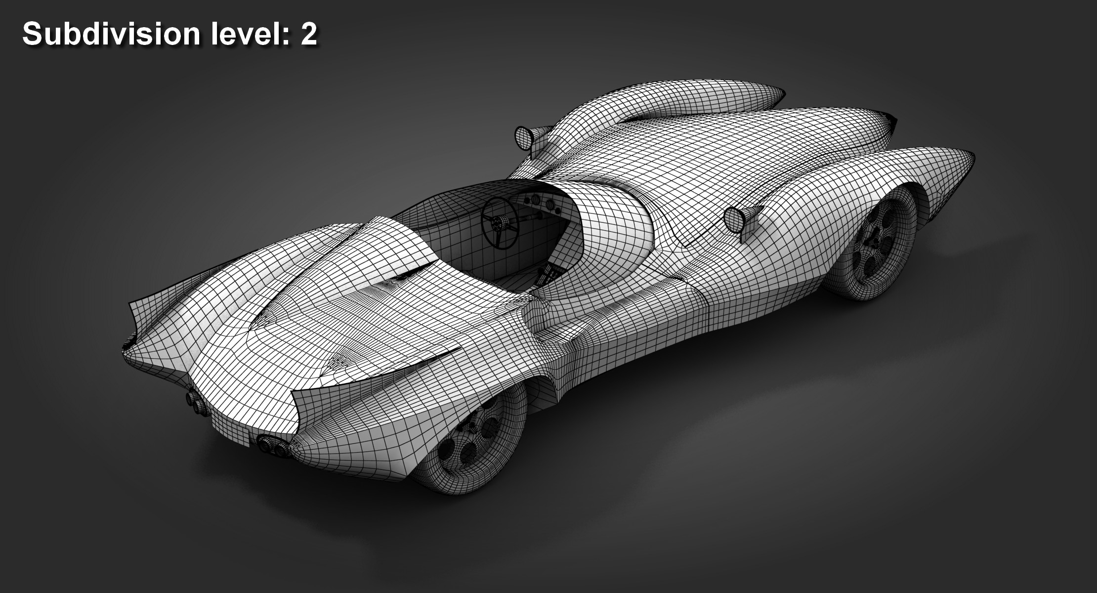 3d 3ds mach 5 car speed