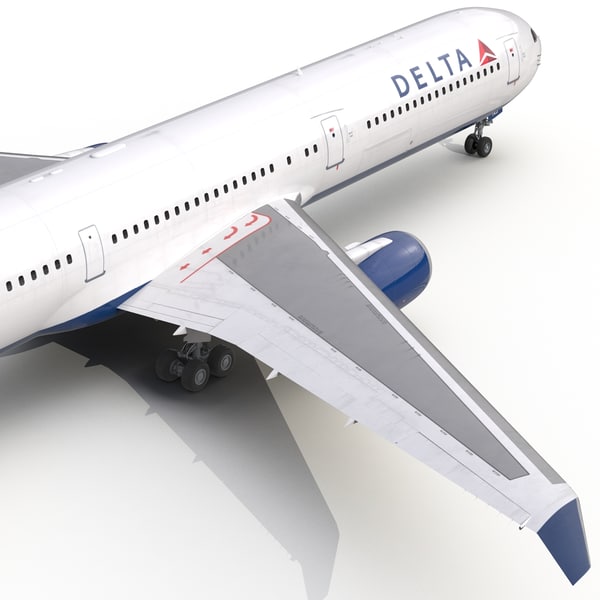 3d model boeing 767 400er delta