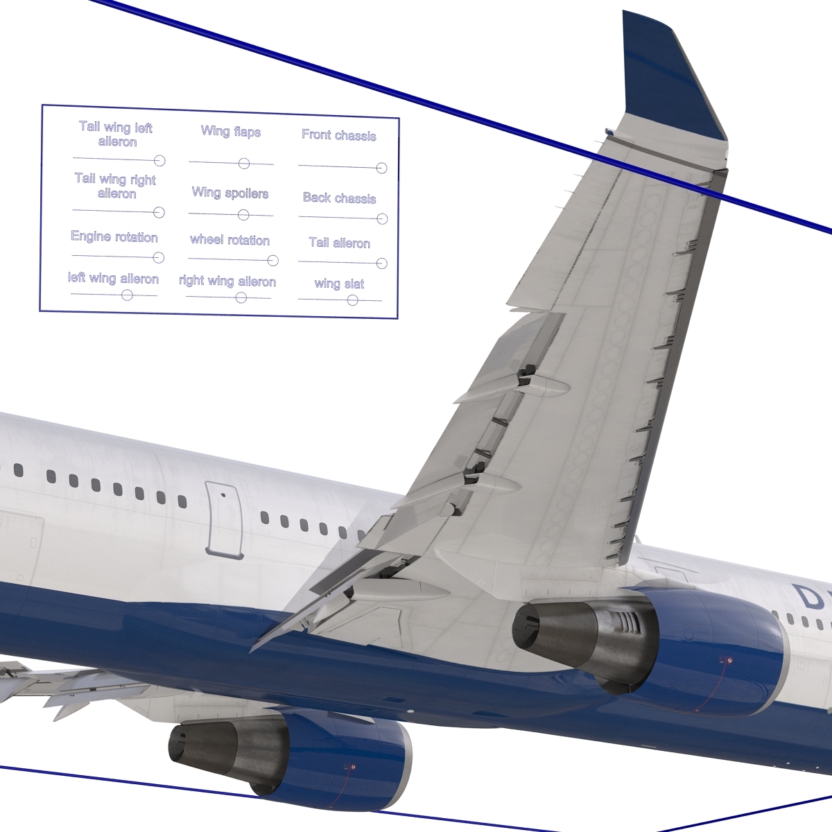 Boeing 767-400ER Delta Air Lines equipado com mode Modelo 3D ...