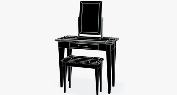 3d model makeup table