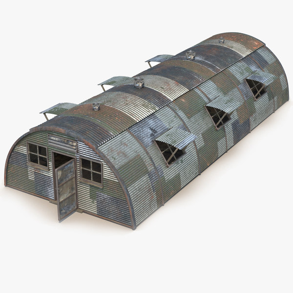 3d model medieval barracks