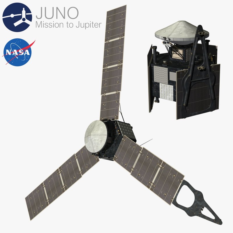 3d model juno mission jupiter
