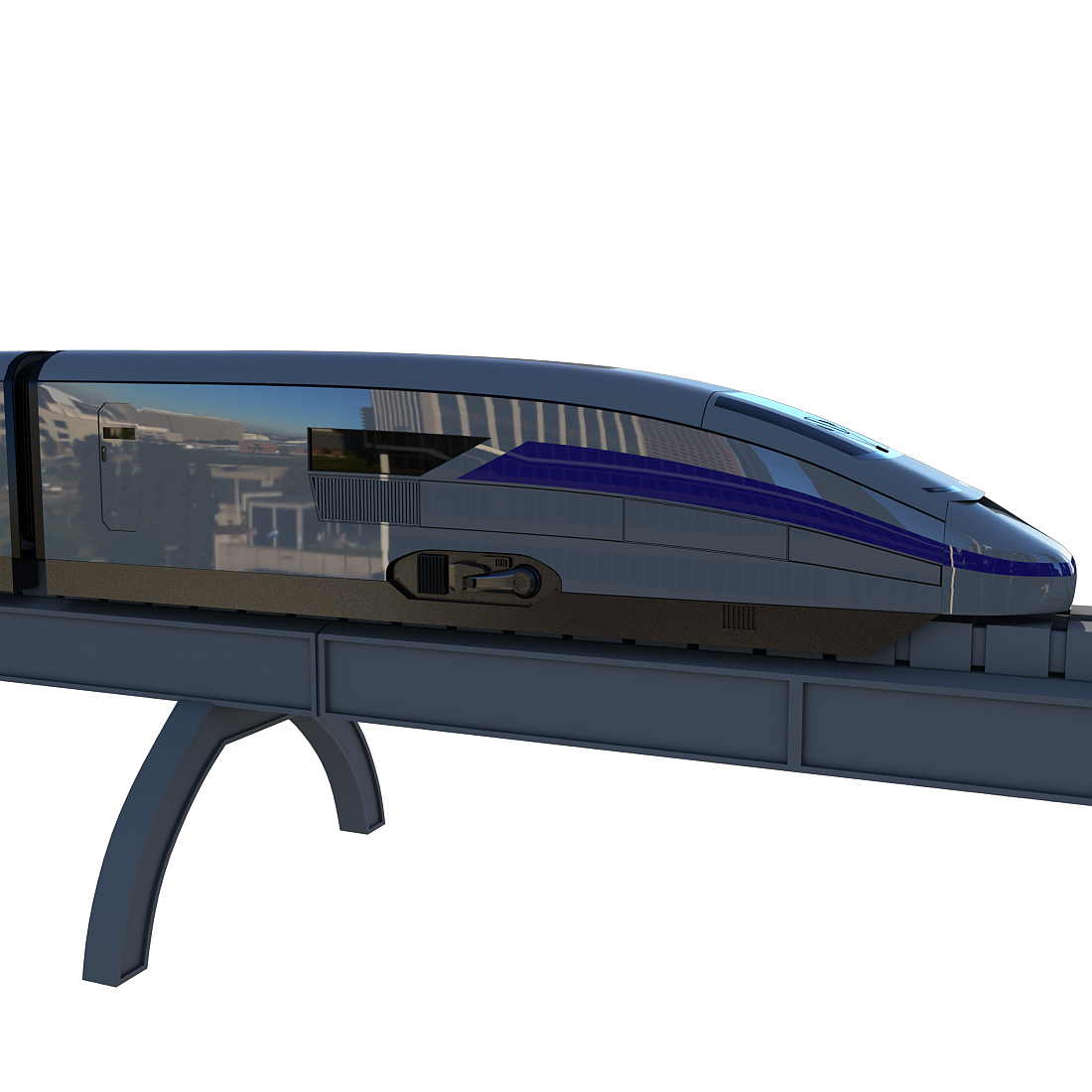 max futuristic train