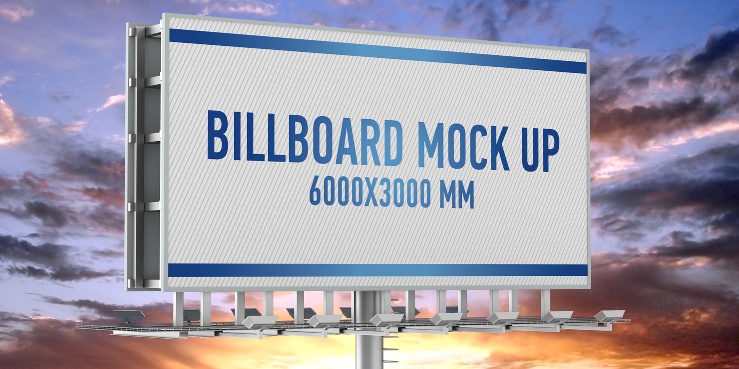 3d model billboard advertising