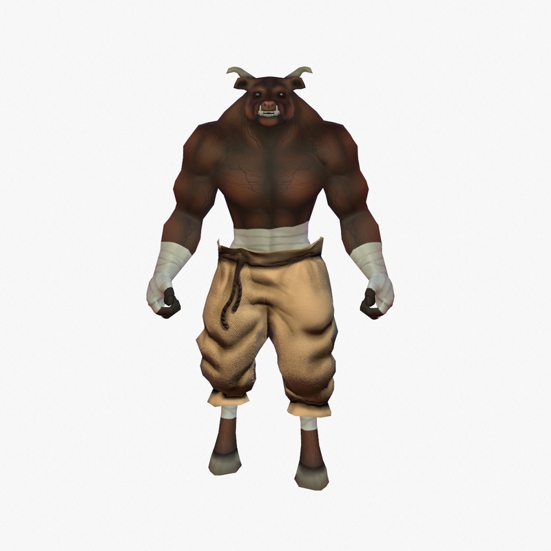 character minotaur 3ds