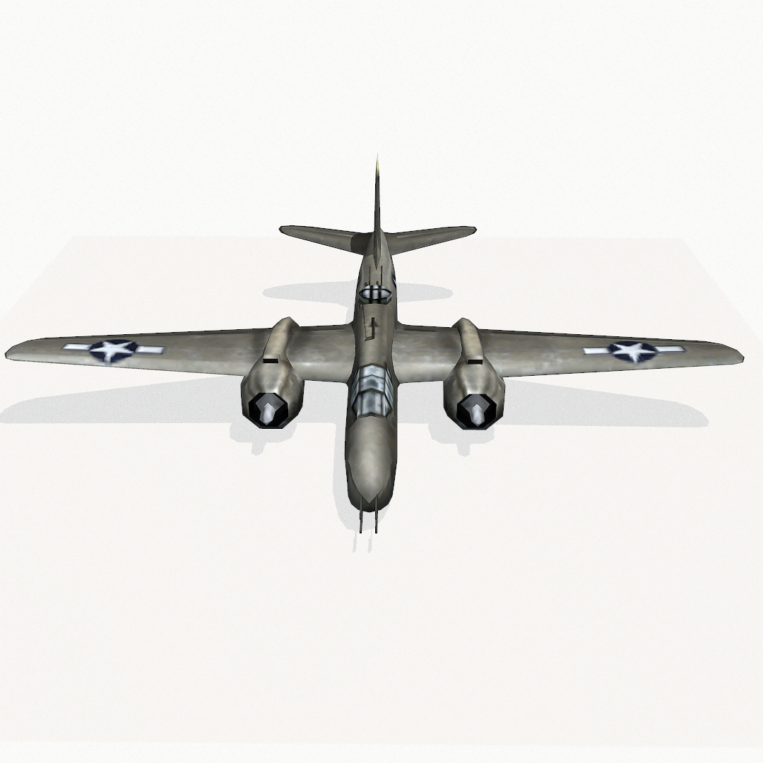 3d max douglas a-20 havoc bomber