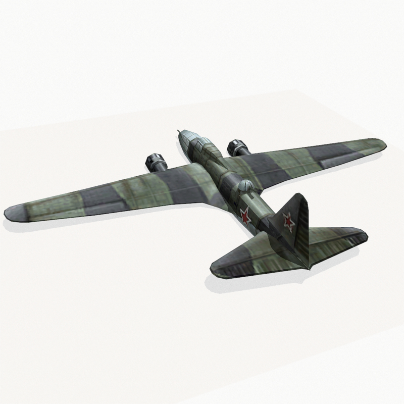 ilyushin il-4 bomber 3d 3ds