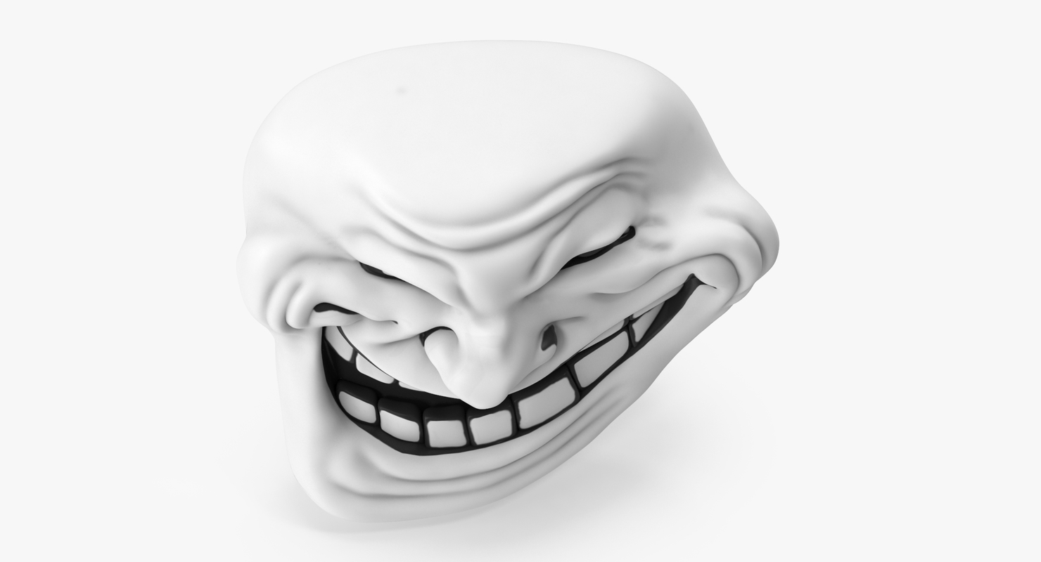 3d trollface model