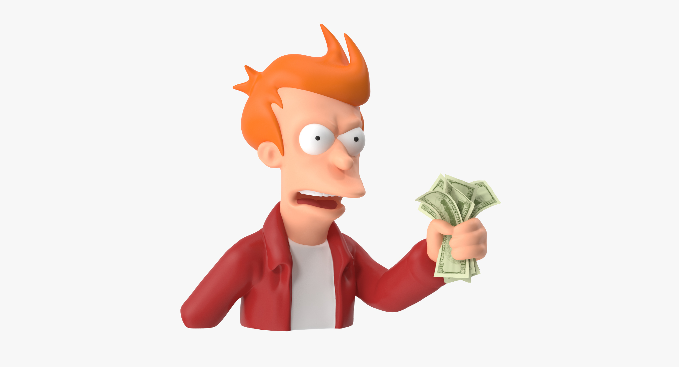 Fry - Cale a boca e pegue meu dinheiro Modelo 3D - TurboSquid 1045136
