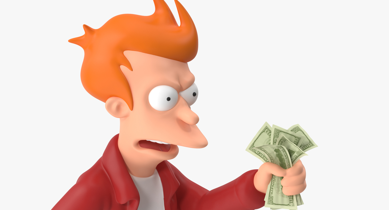 Fry - Cale a boca e pegue meu dinheiro Modelo 3D - TurboSquid 1045136