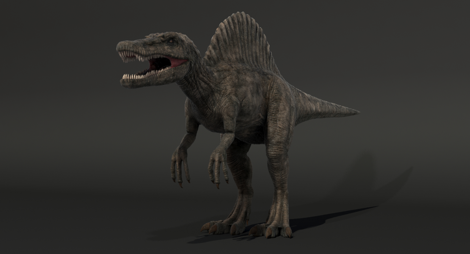 3d model realistic spinosaurus