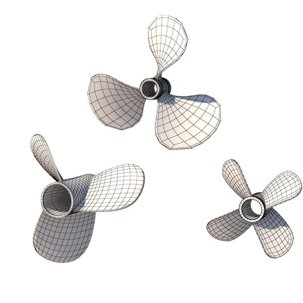 marine propellers 3d model