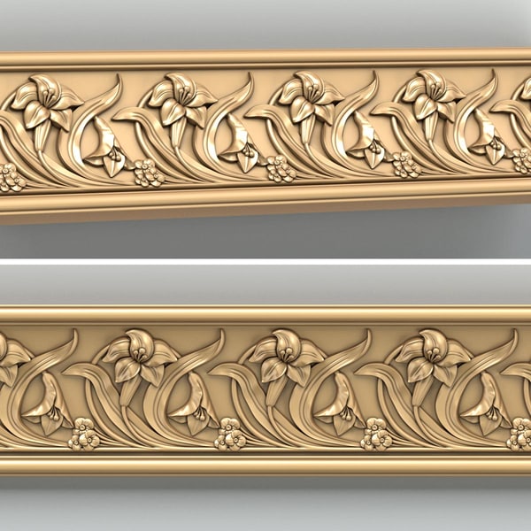3d model decorative molding