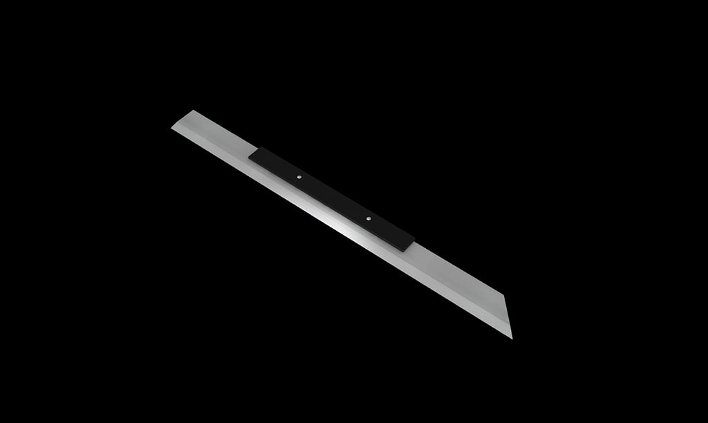 3d model flat bevel scale