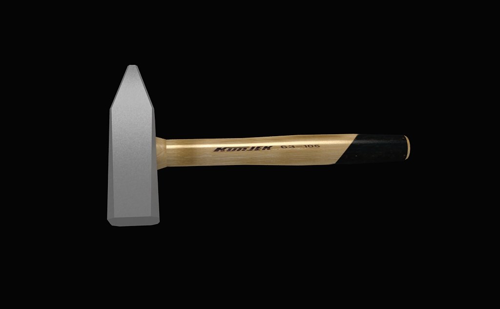 3d model of fitter s hammer