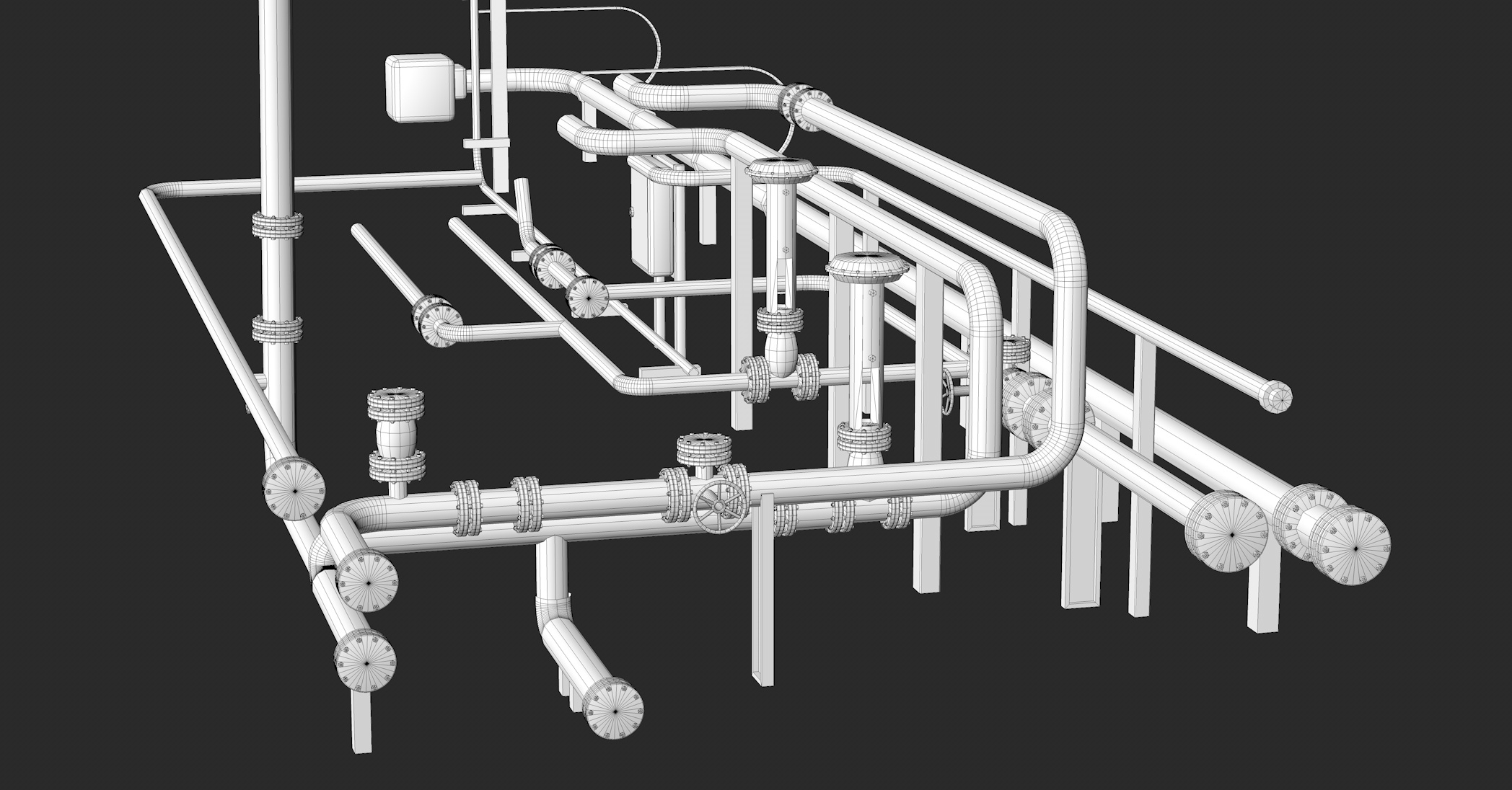 3d dxf pipes