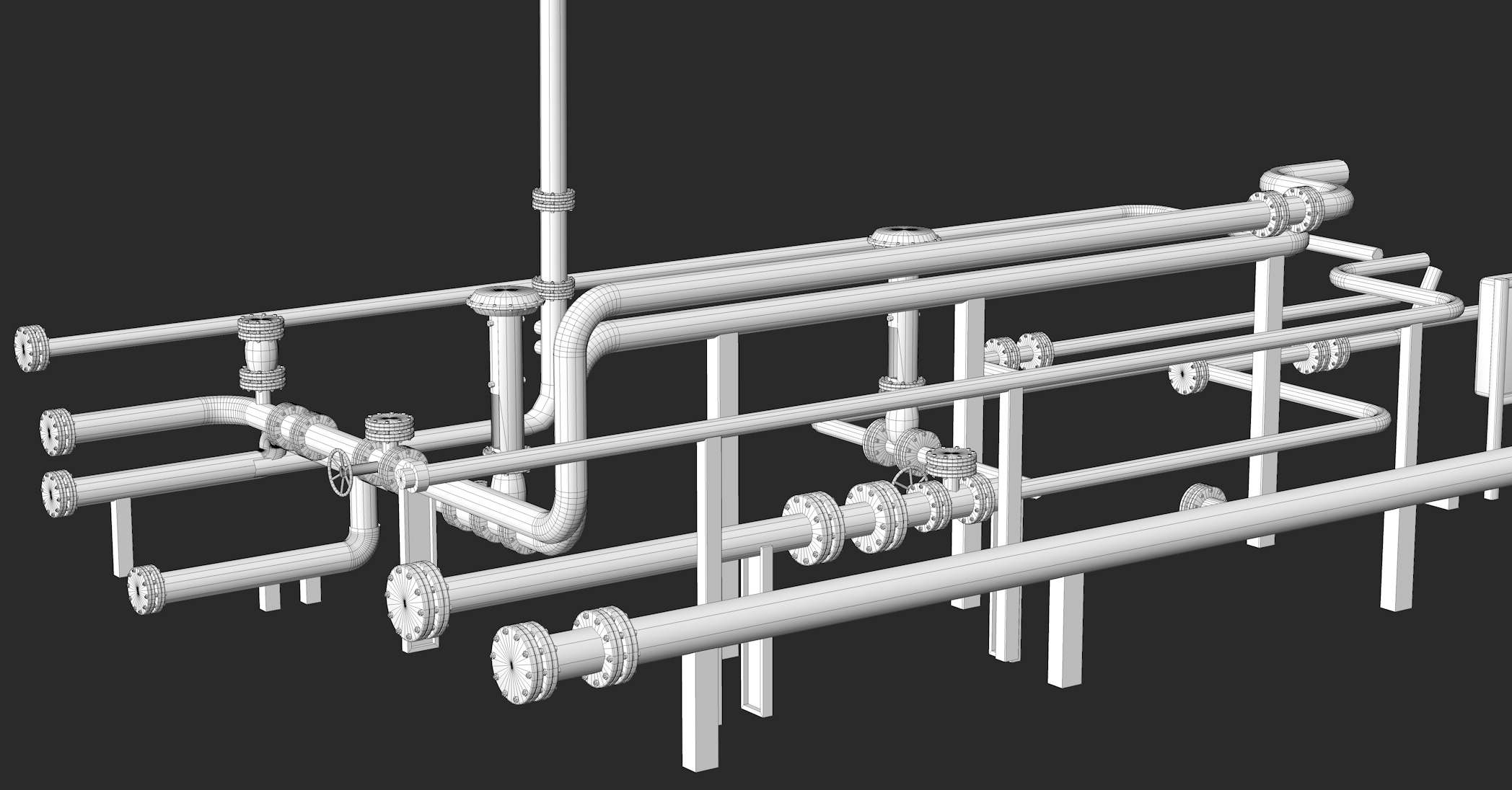 3d dxf pipes