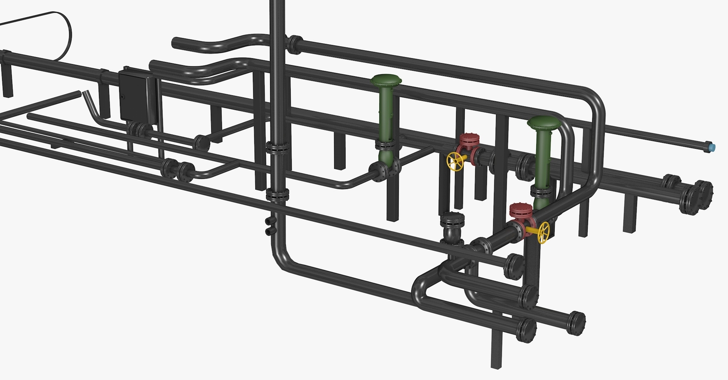 3d dxf pipes