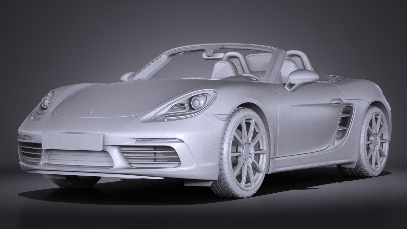 3d model porsche 718 boxster