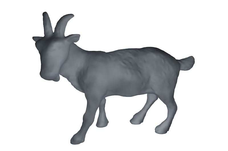 c4d goat base mesh