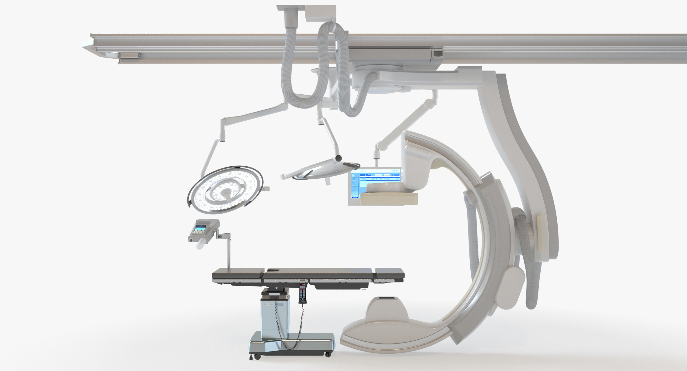 philips maquet hybrid operating room 3d model