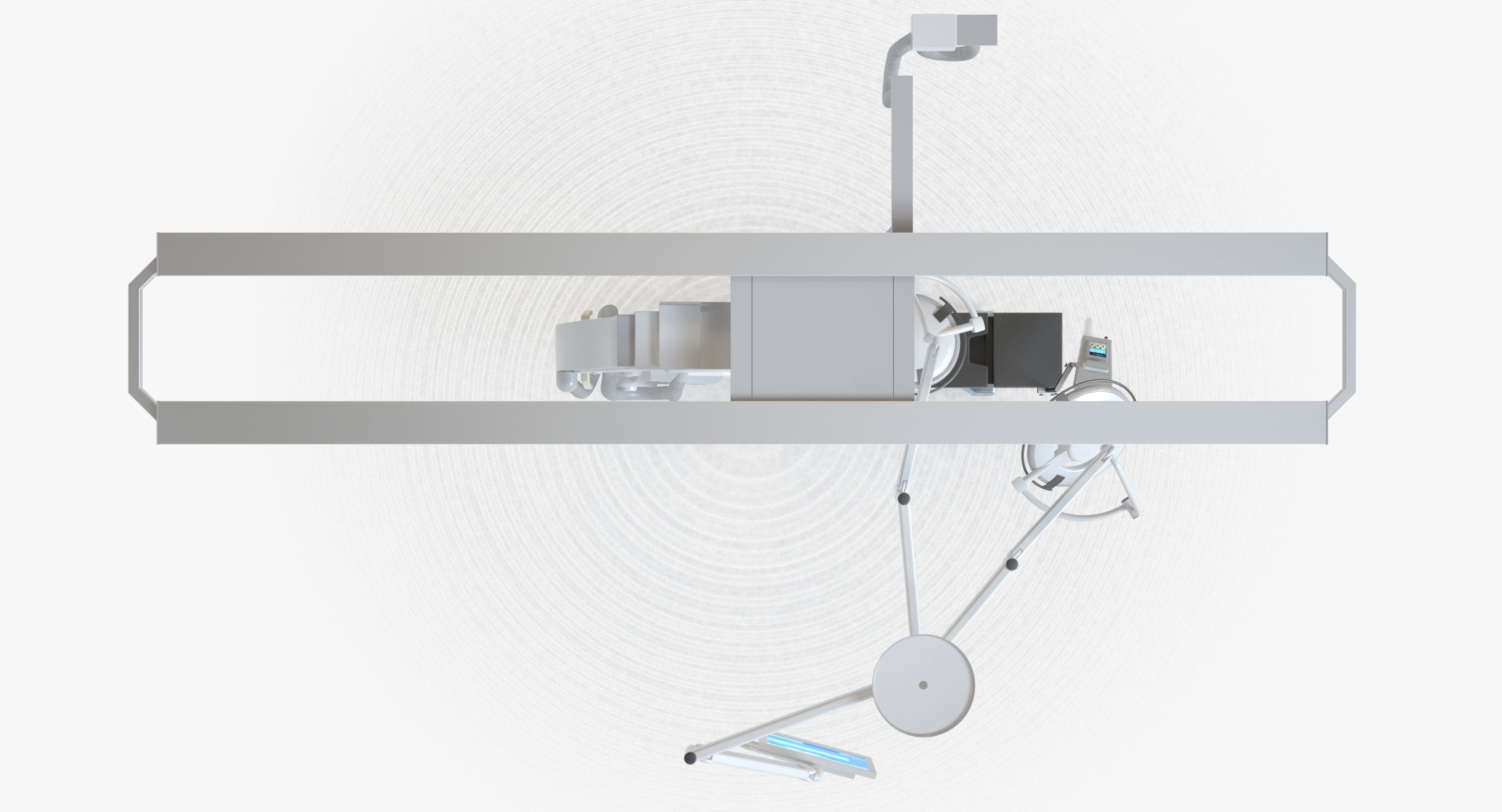 philips maquet hybrid operating room 3d model