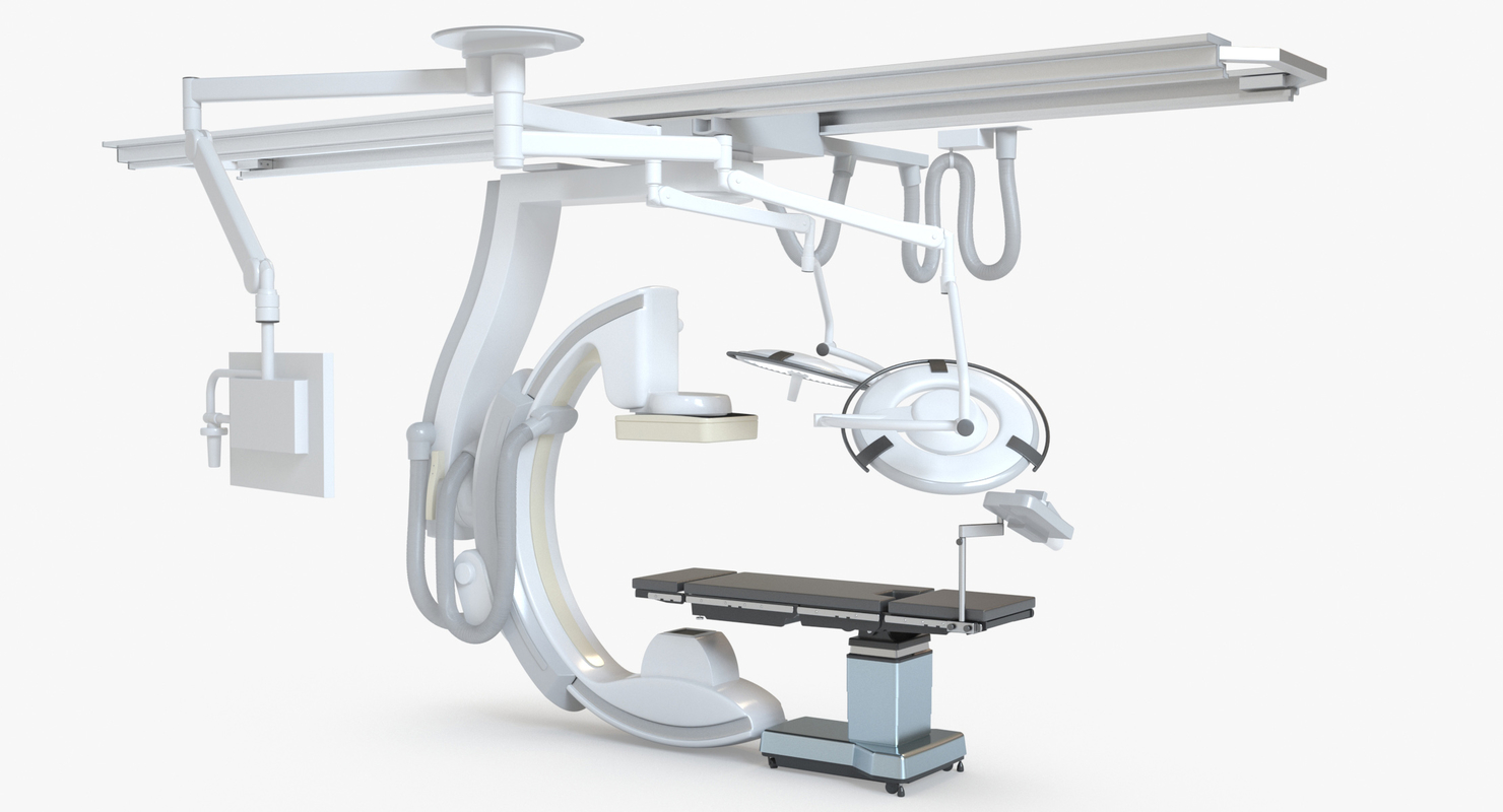 philips maquet hybrid operating room 3d model